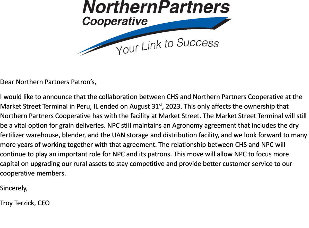 Northern Partners Cooperative » AnnouncementsNorthern Partners Cooperative